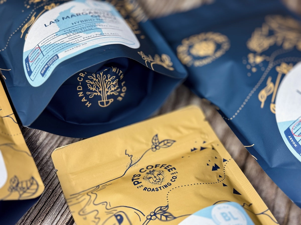 PT's Blue Label | Rare, Distinctive, Limited – PT's Coffee